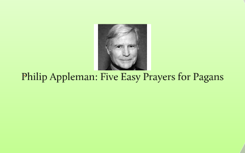 Philip Appleman by William Kang on Prezi