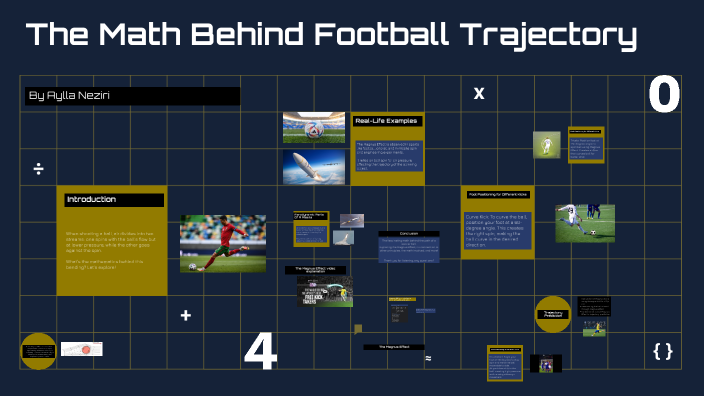 The Math Behind Football Trajectory by Aylla on Prezi