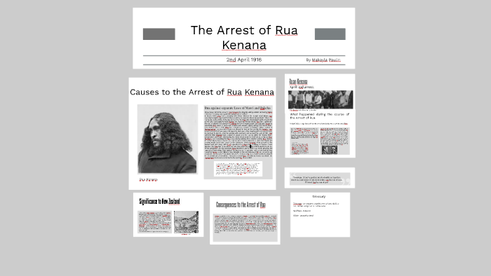 The Arrest of Rua Kenana by Mak Paulin on Prezi