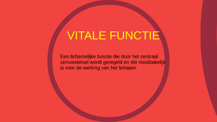 Vitale functies by Roos STOC on Prezi