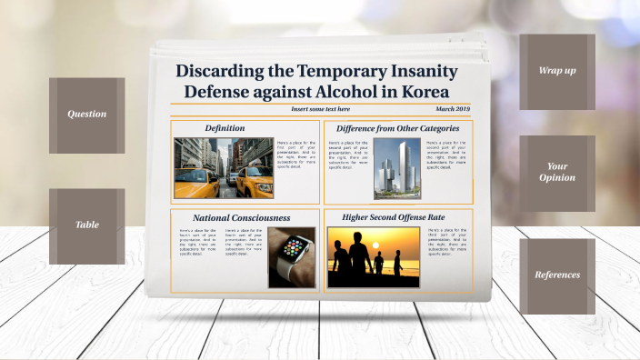 Urgent Need for Discarding the Temporary Insanity Defense against ...