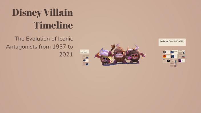 Disney Villain Timeline by Giulia Beverini on Prezi