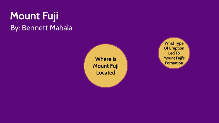 Mount Fuji by Bennett Mahala on Prezi