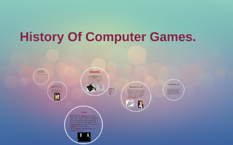 History Of Computer Games. by Danielle Graham on Prezi