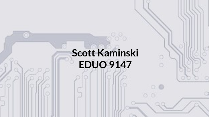Educational Technology Trends by Scott Kaminski on Prezi