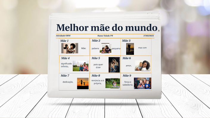 melhor mãe Atividade ORM by Gabriella Gabrielli on Prezi