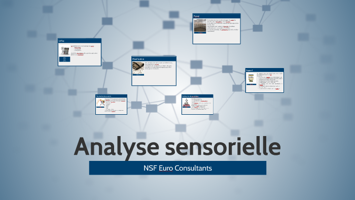 Analyse sensorielle by Pierre-Emmanuel Holvoet on Prezi