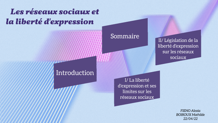 Les réseaux sociaux et la liberté d'expression by Mathilde Boiroux on Prezi