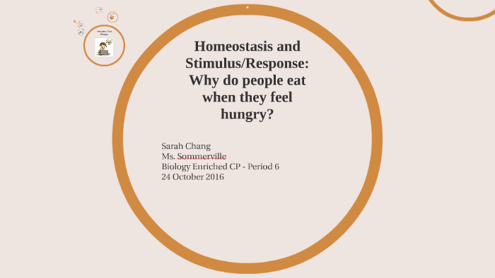 Homeostasis and Stimulus/Response: Why do people eat when they feel ...