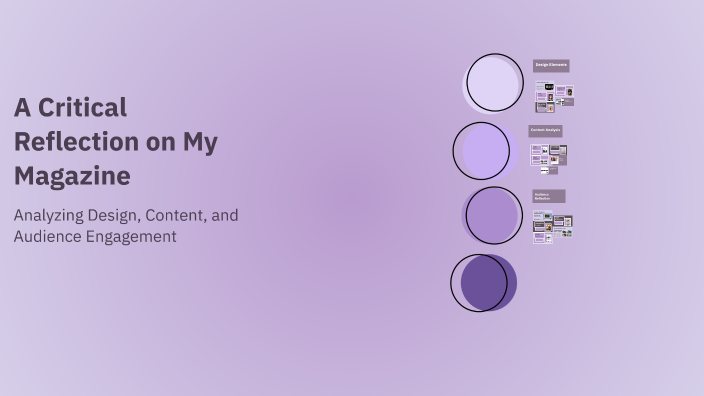 A Critical Reflection on My Magazine by Joseph Wimbley on Prezi
