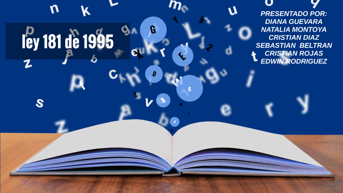ley 181 de 1995 by diana Carolina Guevara Villamarin on Prezi