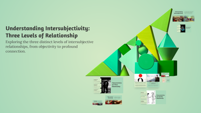 Understanding Intersubjectivity: Three Levels of Relationship by glen ...