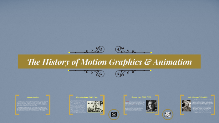 The History of Motion Graphics & Animation by Blake Barnes on Prezi