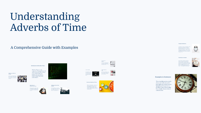 Understanding Adverbs of Time by Riva on Prezi