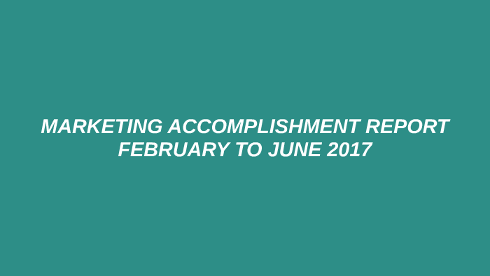 MARKETING ACCOMPLISHMENT REPORT by Paolo Angelo S. Fernandez on Prezi