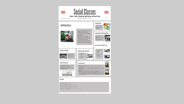 Social Class in the 1900s by English Class on Prezi