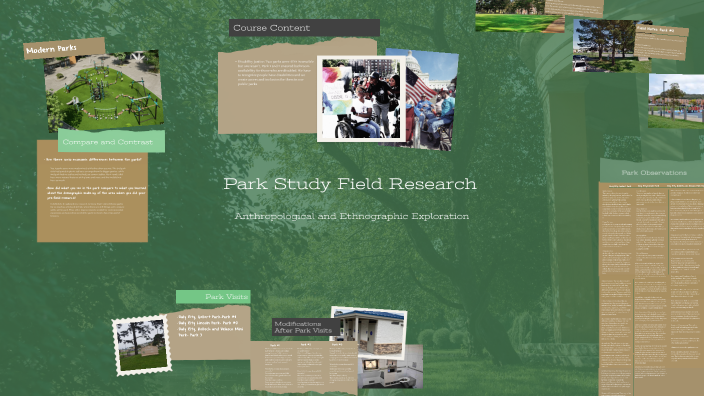 Park Study Field Research by Jose Garcia on Prezi