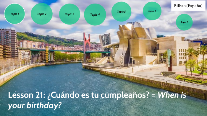Lesson 21: ¿Cuándo es tu cumpleaños (When is your birthday?) by Laura ...