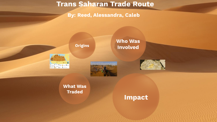 Trans-Saharan Trade Route by Reed Rasmussen on Prezi