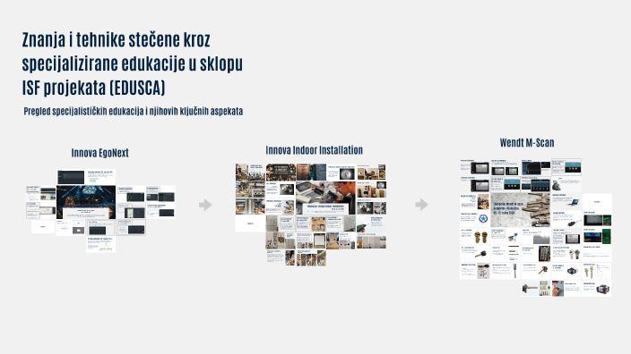 Znanja i tehnike stečene kroz specijalizirane edukacije u sklopu ISF ...