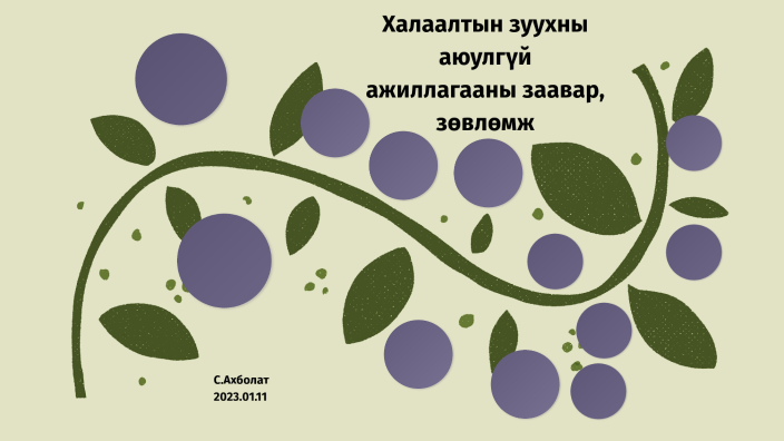 Халаалтын зуухны аюулгүй ажиллагааны заавар зөвлөмж By Akbolat Aksh On