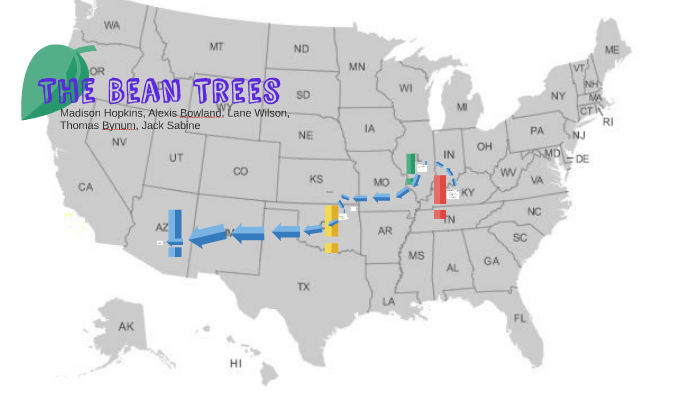 The Bean Trees Map by Maddie Hopkins on Prezi