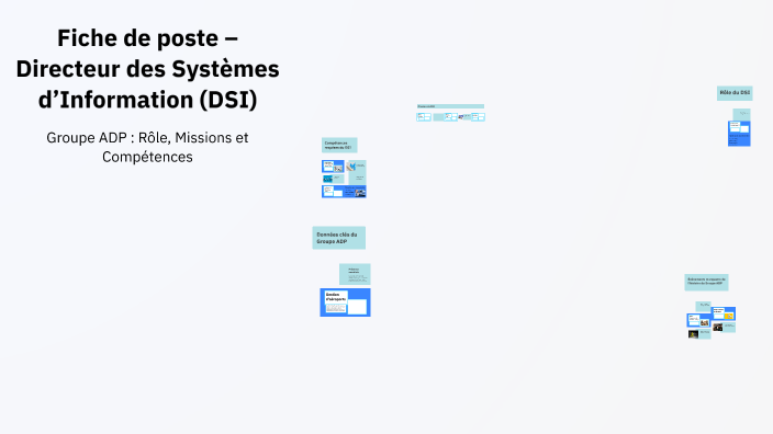 Fiche de poste – Directeur des Systèmes d’Information (DSI) by Rabeb Zagrouba on Prezi