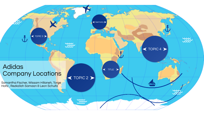 Adidas - Company Locations by Samantha Célin on Prezi