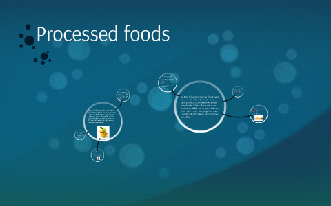 Processed foods have been altered from their natural state, by taylor ...