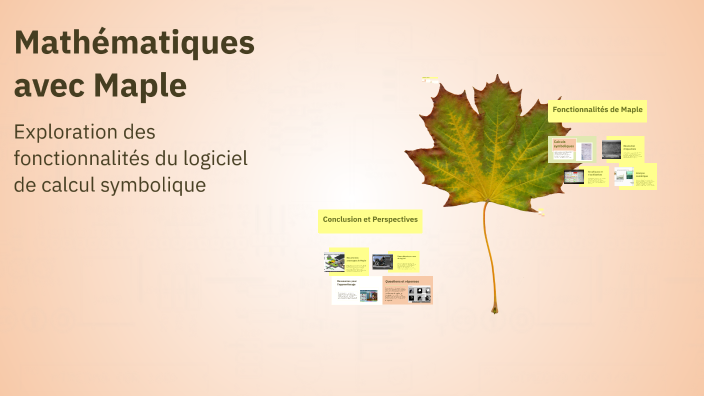 Mathématiques avec Maple by yahya sifddine on Prezi