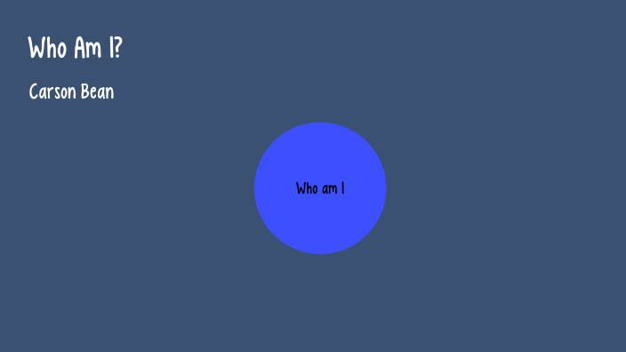 Who am I?????????? by Carson Bean on Prezi