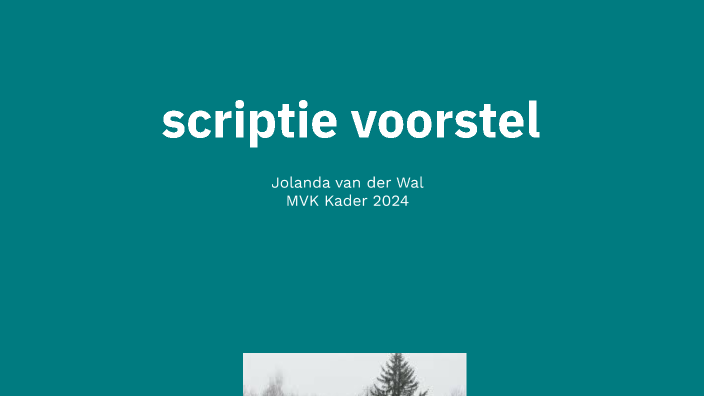 scriptie voorstel by Jolanda van der Wal on Prezi