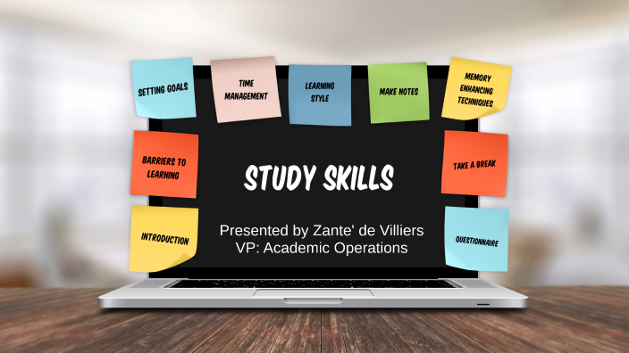 Study Skills by Zanté De Villiers on Prezi