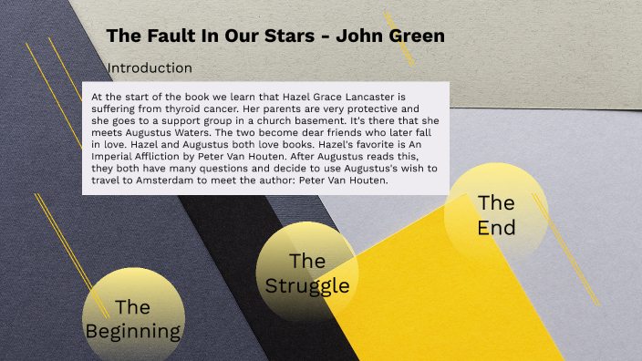 The Fault In Our Stars - John Green by Katie Munn on Prezi