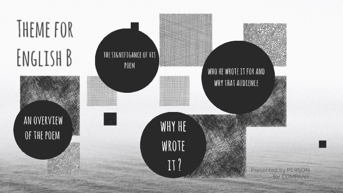 Langston Hughes "Theme for English B" presentation by kiaeem white on Prezi