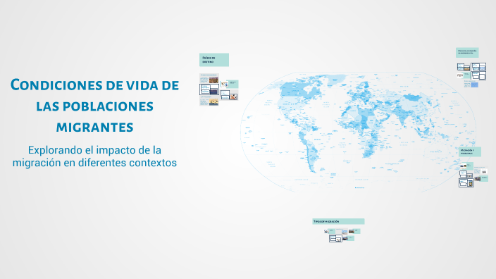 Condiciones de vida de las poblaciones migrantes by Alisson Raquel ...