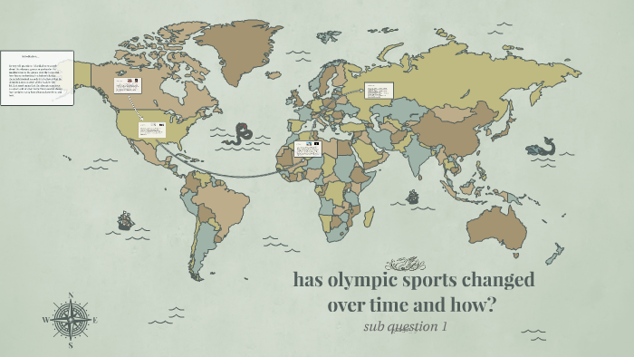 how has olympic sports changed over time and how by caitlin magasiva on ...