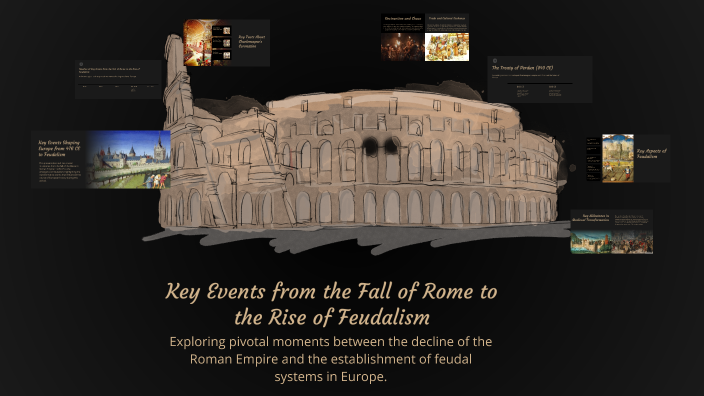 Key Events from the Fall of Rome to the Rise of Feudalism by cherish ...