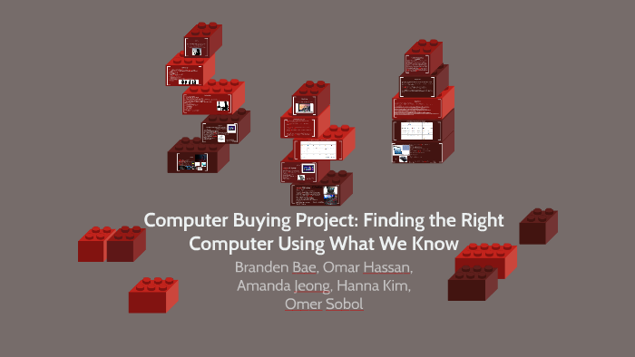 Computer Buying Project by Hanna Kim