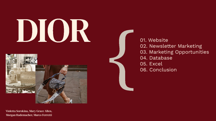 Dior Presentation by Mary Grace Allen on Prezi