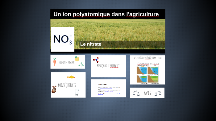Un ion polyatomique dans l'agriculture by mathieu tardif on Prezi