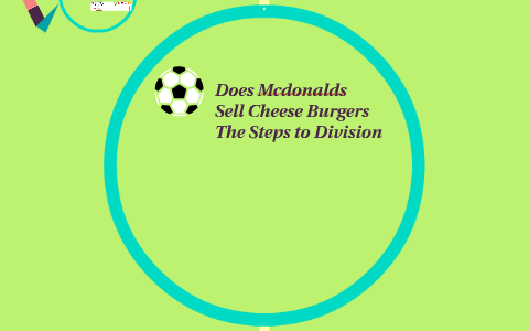Does Mcdonalds Sell Cheese Burgers The Steps to Division by Donald Hall ...