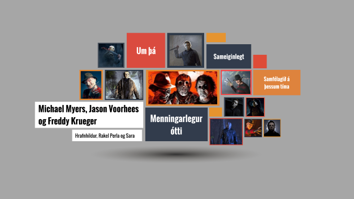 Michael Myers, Jason Voorhees og Freddy Krueger by Hrafnhildur ...