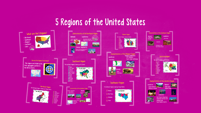 5 Regions of the United States by Summer Williams on Prezi
