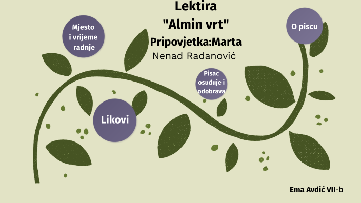 Almin vrt by Ema Avdic on Prezi