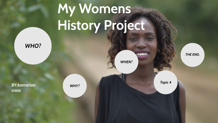 Womens history month project🌹 by kamarion cross on Prezi