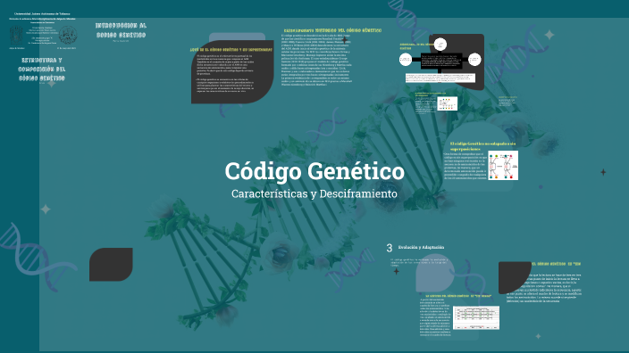 Estructura del Código Genético by Ramón Contreras Maria Guadalupe on Prezi