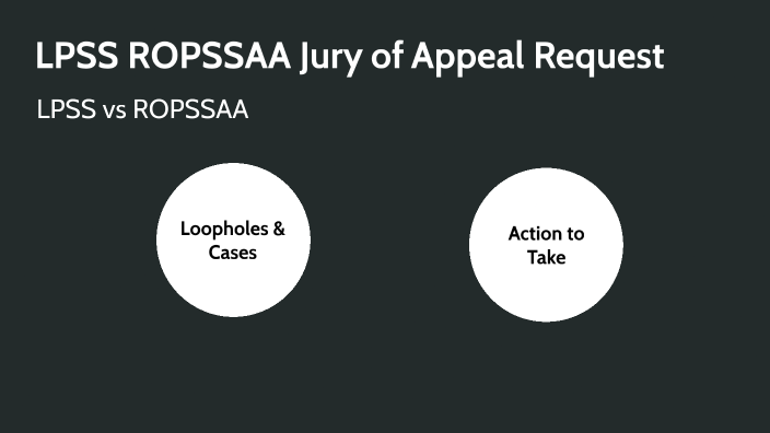 LPSS ROPSSAA Repeal by Chris Panetta on Prezi