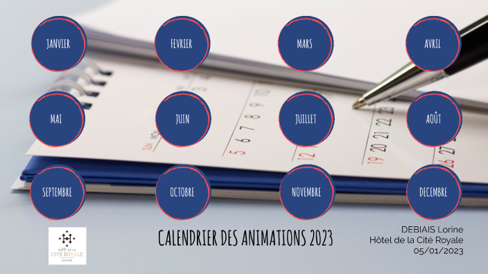 Calendrier Animation by Lorine Debiais on Prezi