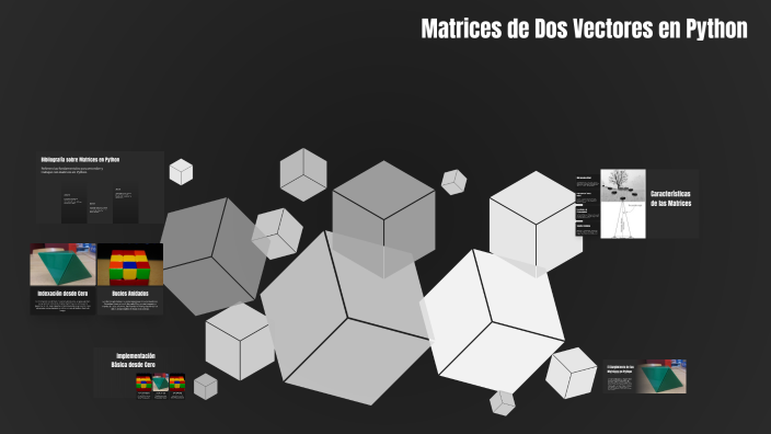 Matrices de Dos Vectores en Python by Johan Lechón on Prezi